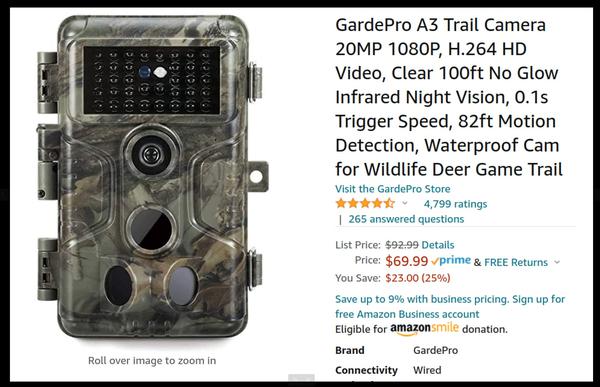 GardePro A3 Review and Ratings